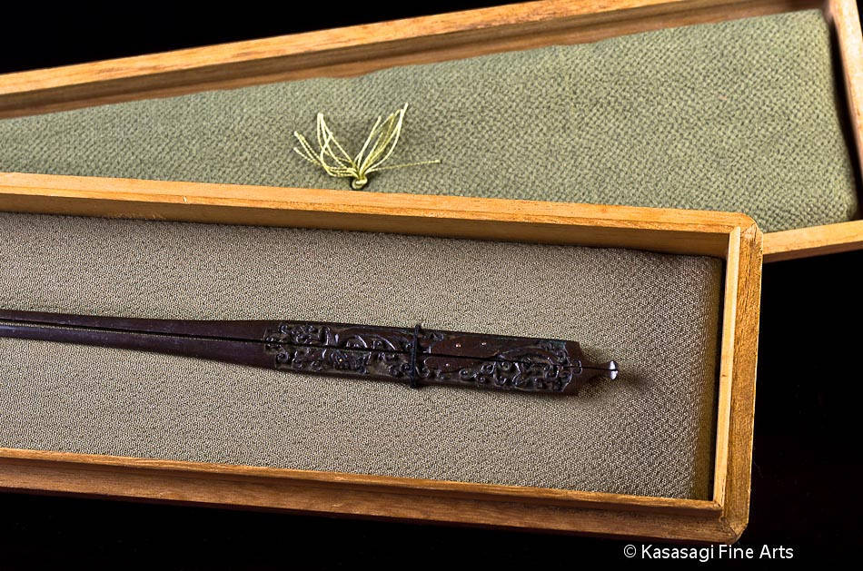 EDO Period Dragon Wari-kōgai - Kasasagi Fine Arts