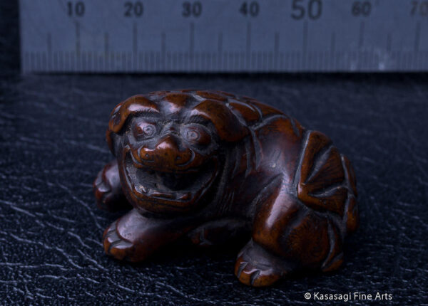 Antique Netsuke Foo Dog - Kasasagi Fine Arts